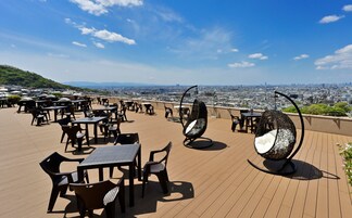 Terraço no piso superior