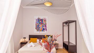 Quarto Design | 1 quarto, quartos insonorizados, ferro/tábua de engomar, Wi-fi grátis