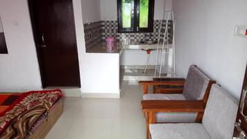 Estúdio, 1 quarto, fumadores, varanda | Sala de estar