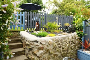 Casa de Campo, 2 quartos (Swyn y Mor) | Terraço/pátio interior