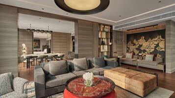 Suite Presidencial, 1 cama king-size | 1 quarto, roupa de alta qualidade, camas de colchão pillowtop