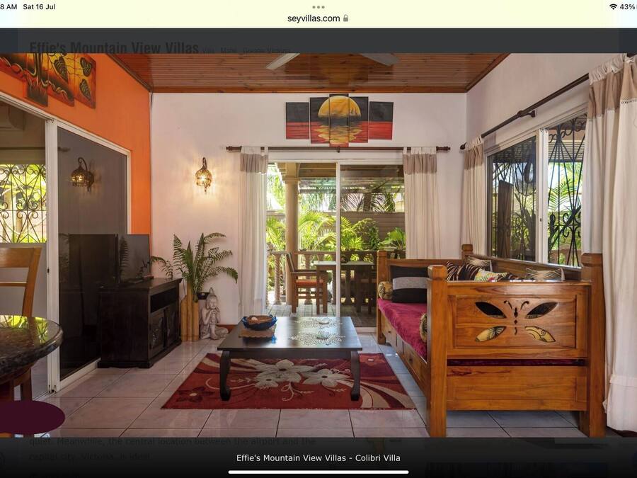Quarto, 2 quartos, para fumantes, vista para o jardim | Sala de estar