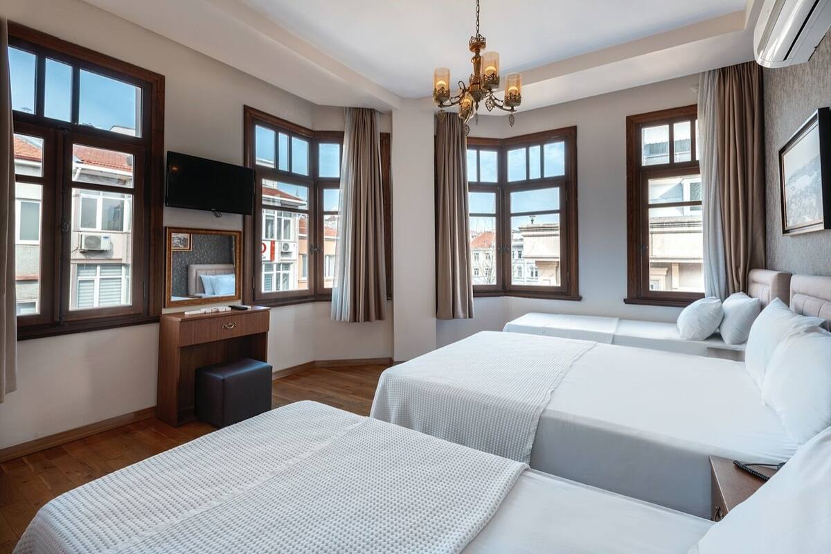Quarto triplo família | Roupas de cama de algodão egípcio, roupas de cama premium