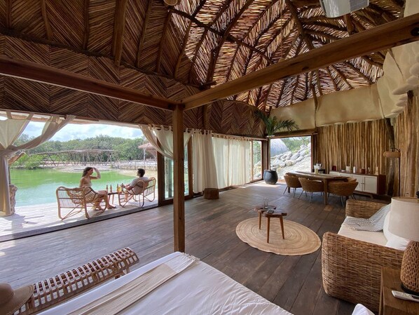 Nido Cenote | Roupas de cama antialérgicas, frigobar (abastecido com itens grátis)