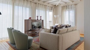 Apartamento superior, 2 quartos, vista para a cidade