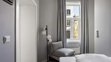 Apartamento standard | 1 quarto, roupas de cama premium, edredons de pluma, cofres nos quartos