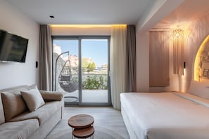 Suíte premium, no piso térreo | Roupas de cama antialérgicas, Wi-Fi de cortesia