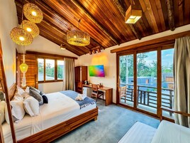 Quarto de Luxo | Secretária, secretária adequada para computadores portáteis 