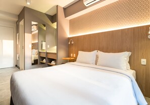 Studio Casal | Roupa hipoalergénica, minibar, Wi-fi grátis 