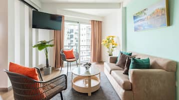 Estúdio conforto | Cortinas blackout, ferros/tábuas de passar roupa, Wi-Fi de cortesia