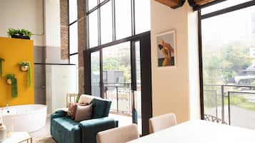 Apartamento Deluxe, Vista para a cidade | Vista do quarto
