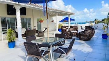 Terraço no piso superior