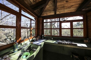 Suíte estúdio luxo | Cozinha americana privada