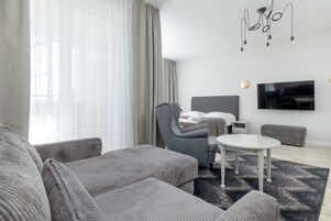 Apartamento Superior | Secretária, Wi-fi grátis, roupa de cama fornecida 