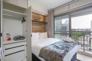 Estúdio Básico | Wi-fi grátis, roupa de cama fornecida 