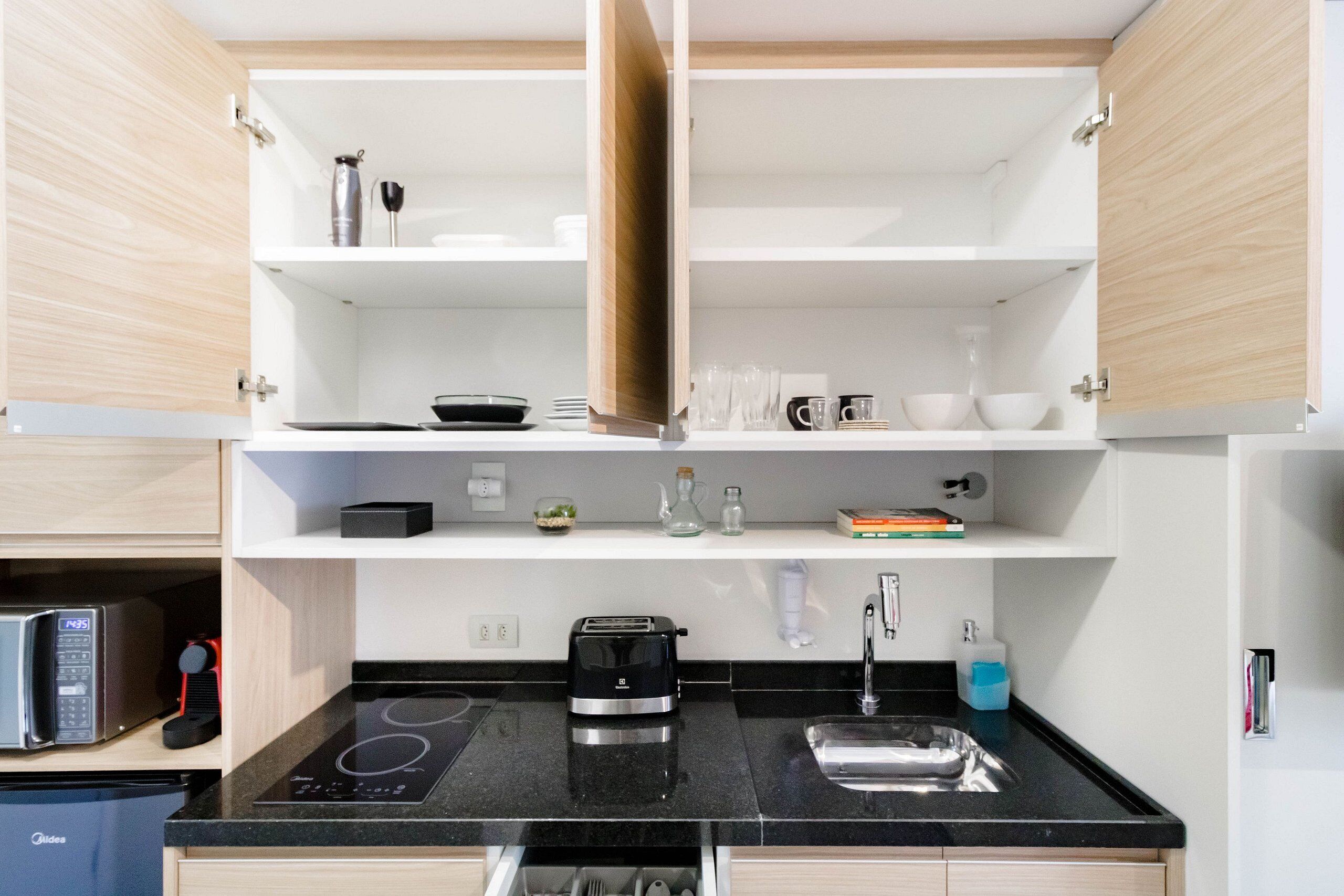 Estúdio básico | Cozinha privada | Cafeteira/chaleira