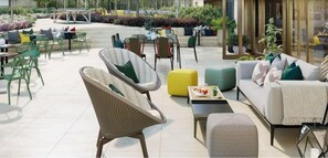 Apartamento, 1 cama Queen | Opções para refeição ao ar livre