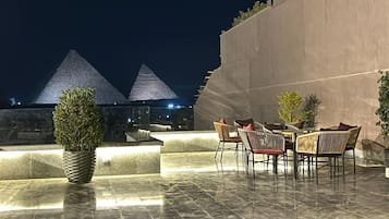 Terraço no piso superior