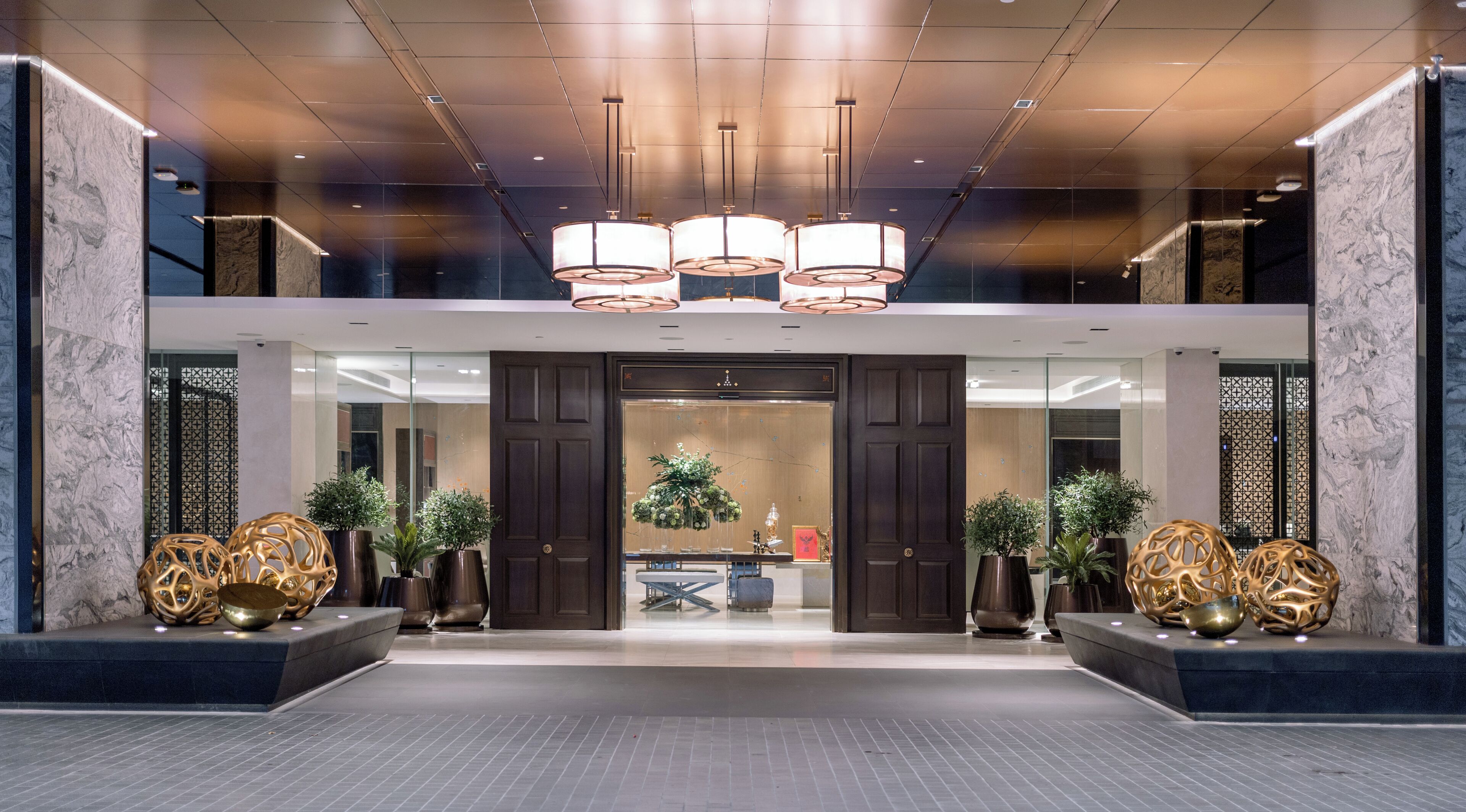 Entrada do alojamento