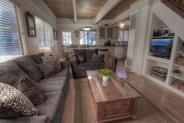 Cabana, 3 quartos | Área de estar