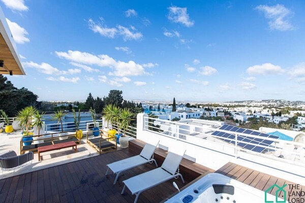 Panoramic View Enjoy A Jacuzzi In Sidi Bou Said - Sidi Bou Saïd