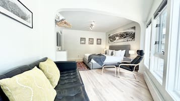 Apartamento em Condomínio Fechado, 1 quarto | Sala de estar