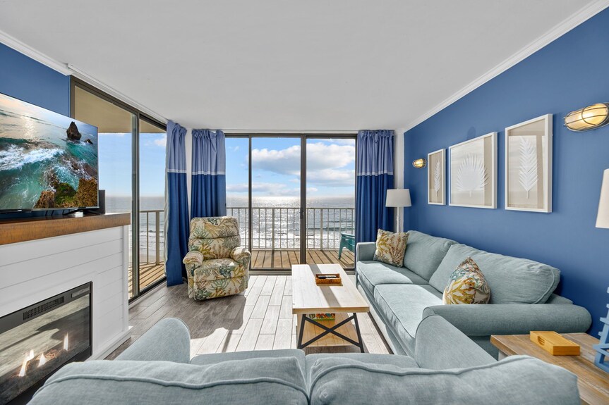 Top Floor 3br Oceanfront With 2 King Beds Sleeps 8 - South Carolina