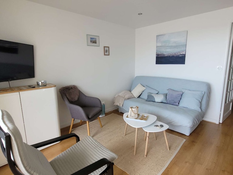 Appartement Cosy Face Mer Avec Balcon Et Parking Privé - Merlimont Plage