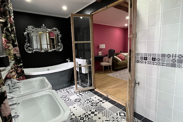 Deluxe Room, Super King Chambre 3 | Casa de banho | Artigos de higiene pessoal grátis, um secador de cabelo