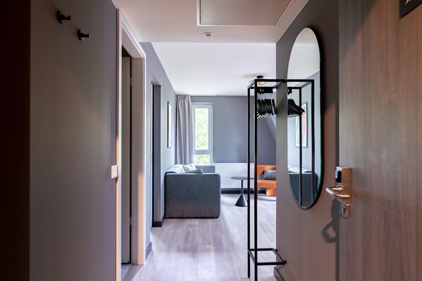 Cofres nos quartos, individualmente decorados