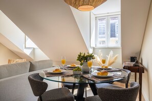 Loft clássico | Área de estar | TV de tela plana