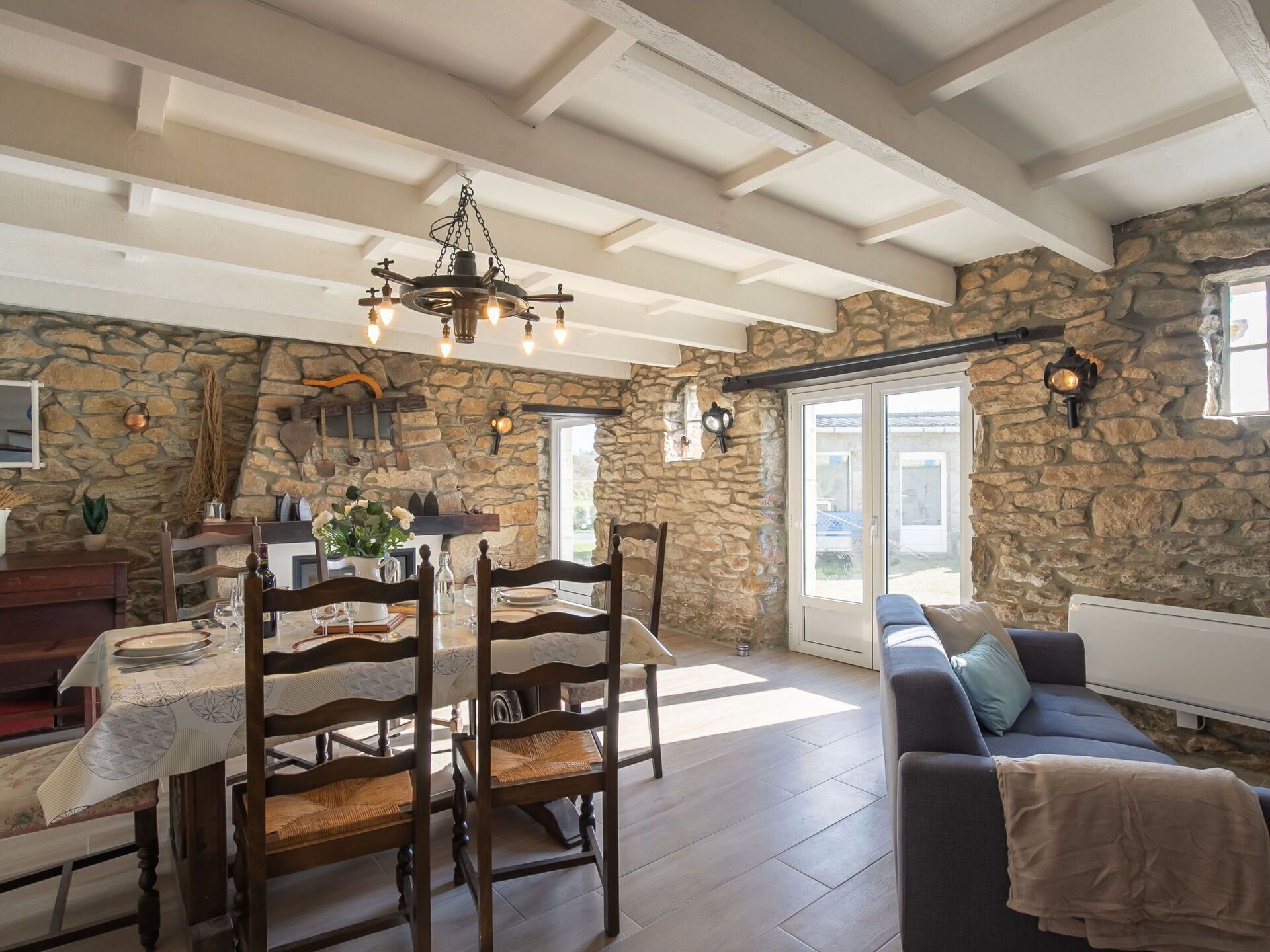 Merveilleuse Maison De Vacances Privée Pour 6 Personnes Avec Wifi, Tv Et Animaux Admis - Plouguerneau