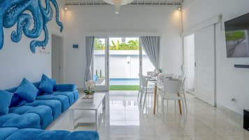 Smart TV de 55 polegadas com canais digitais, televisor