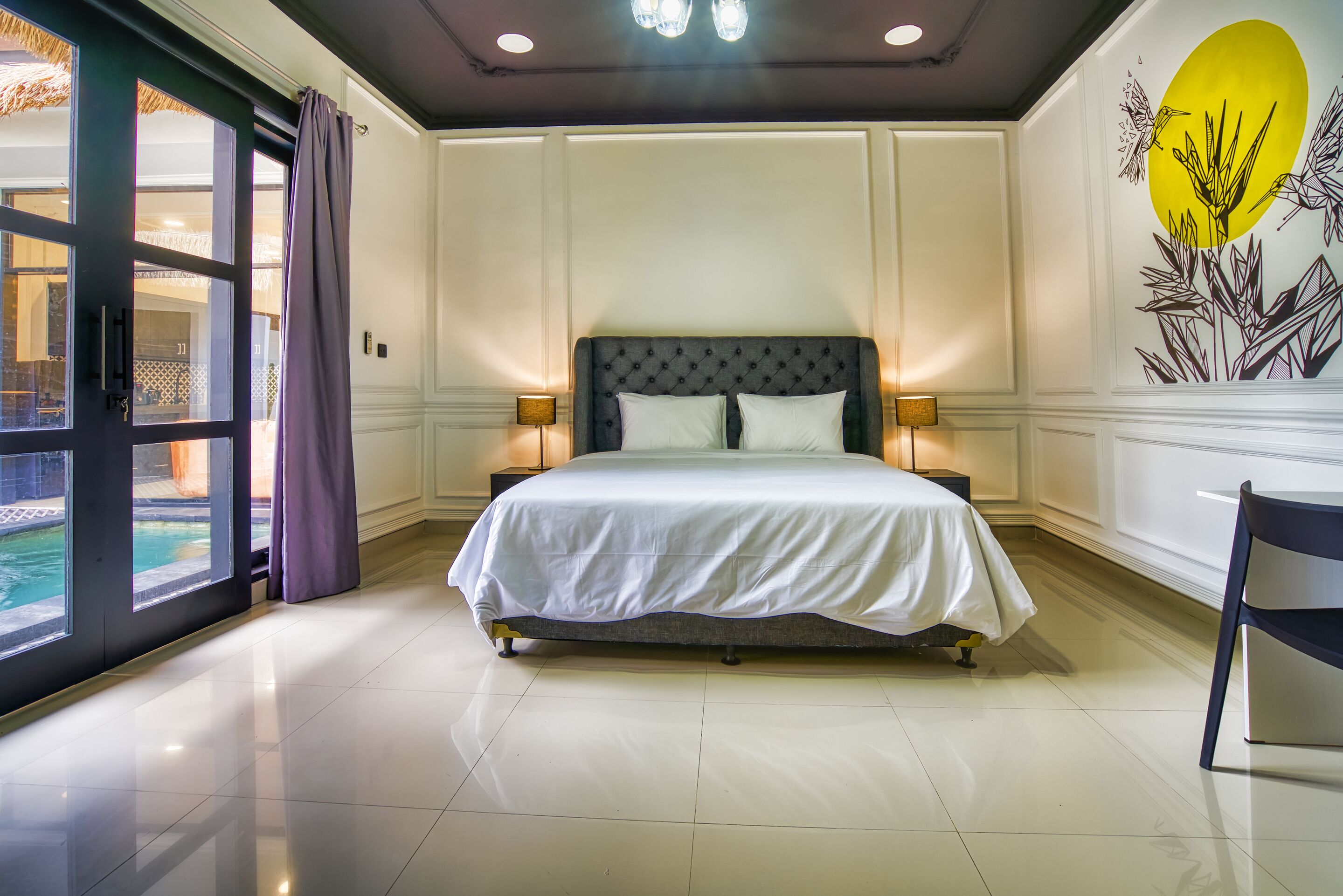 Villa Deluxe | 2 quartos, cofre no quarto, secretária 