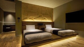 Quarto Quádruplo Design, vista para o parque, na torre (Field View Craft) | Interior