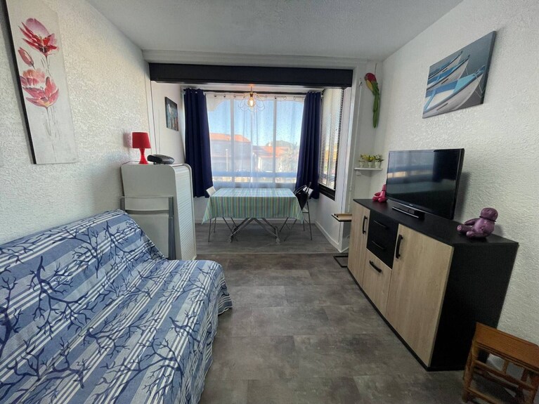 Charmant 2p, 2 Couchages, Parking, Loggia, Proche Plage Et Centre, Animaux Acceptés - Saint-Cyprien