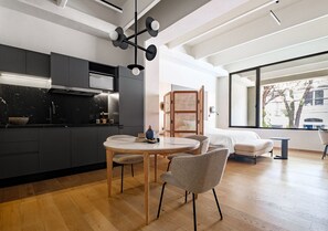 Estúdio Deluxe | Vista do quarto