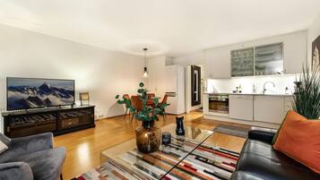 Televisor de ecrã plano de 48 polegadas com canais digitais, televisor