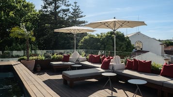 Terraço no piso superior