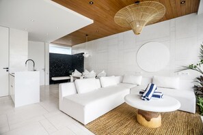 Villa, 1 quarto, piscina privativa | Sala
