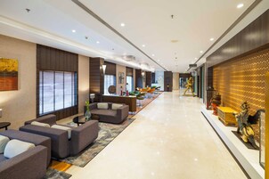 Área de estar no saguão