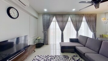 Apartamento Económico em Condomínio Fechado | Sala de estar