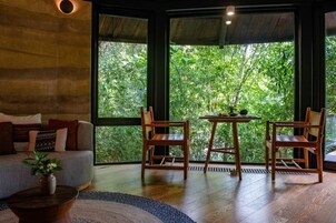 Cabana com design assinado, 1 quarto, para não fumantes | Cortinas blackout, Wi-Fi de cortesia