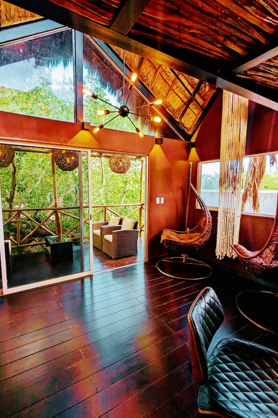 Treehouse Ecochic/3 Min Walk To Beach/wifi/ac/kitchen/king Size Bed - Isla Holbox