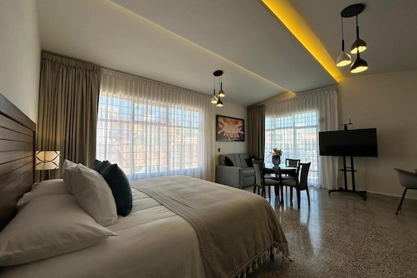 Quarto casal executivo, vista para o jardim | Roupas de cama de algodão egípcio, roupas de cama premium