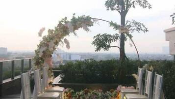 Espaço interior para casamentos