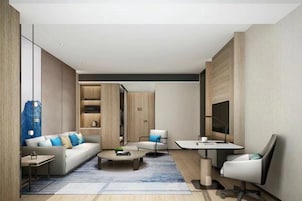 Suite, 1 cama king-size, vista para o jardim