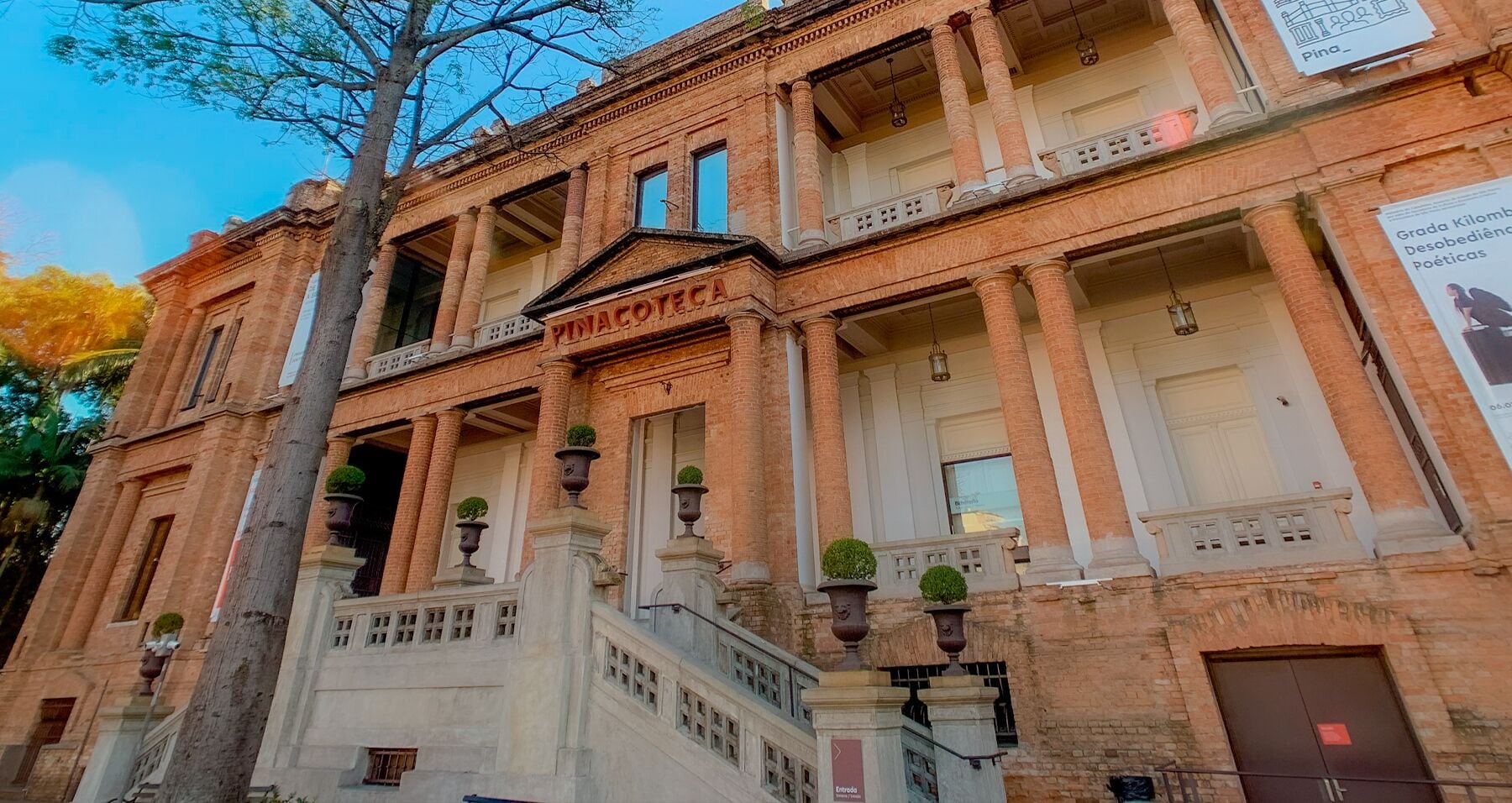 Vista para o campo desde o alojamento