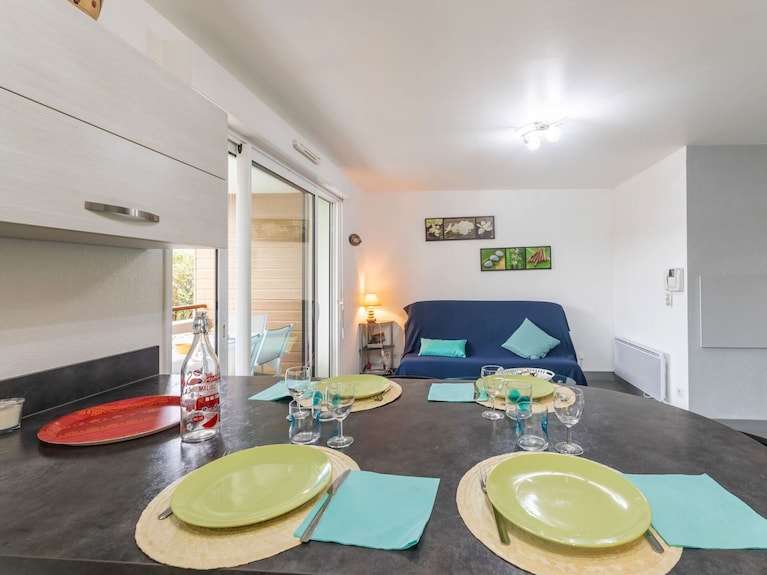 Joli Appartement Pour 3 Personnes Avec Wifi, Tv Et Terrasse - Capbreton
