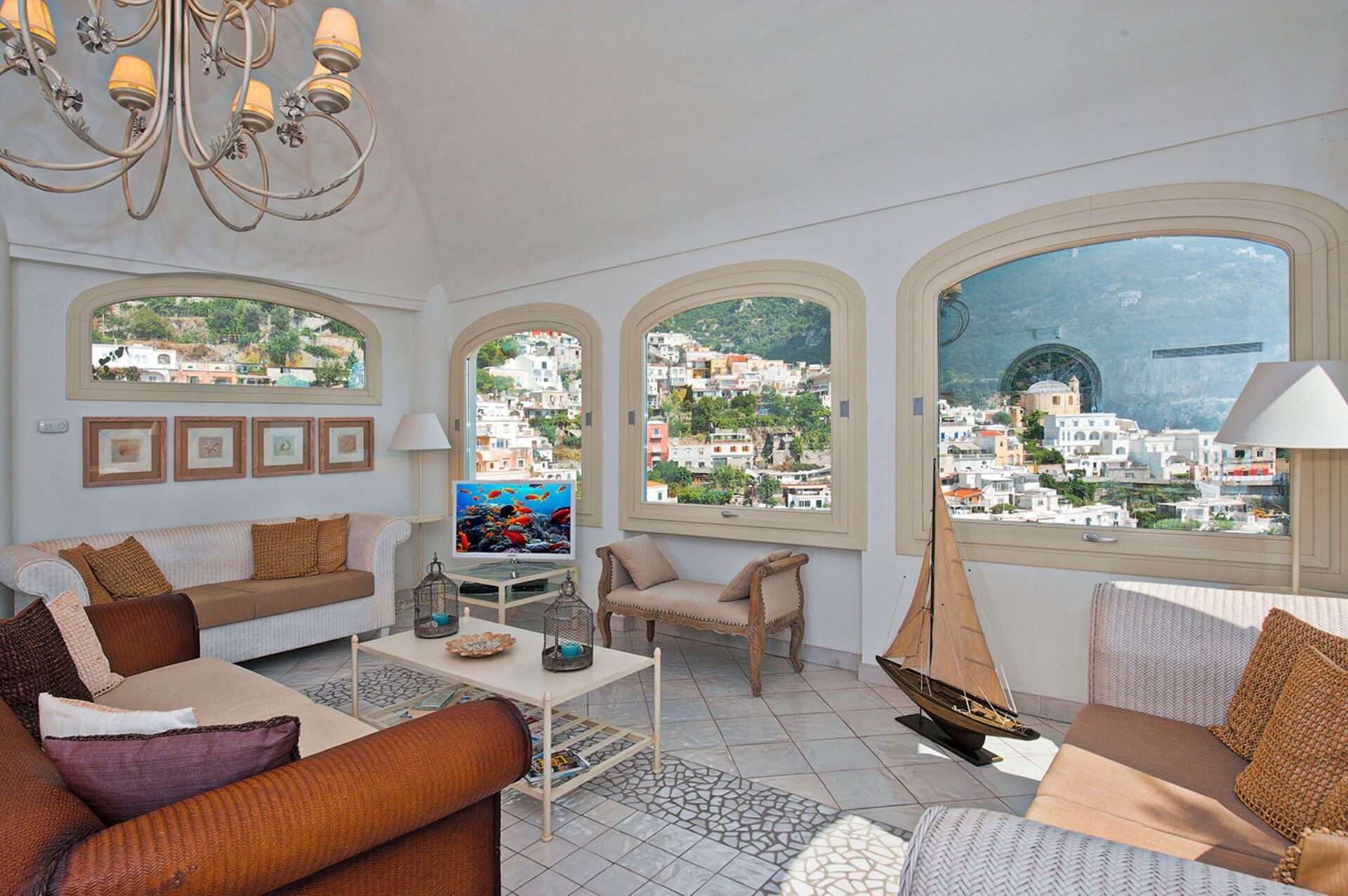 La Dea Del Mare - Exclusive Villa With Private Pool, Sauna And Parking Space - Positano